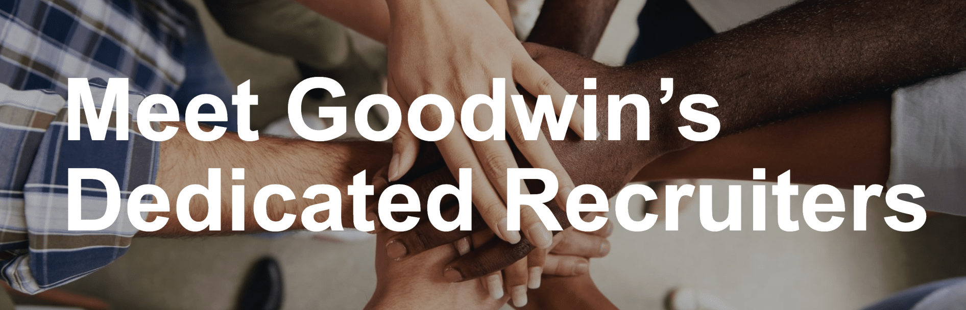 Meet The Recruiters - Goodwin Recruiting